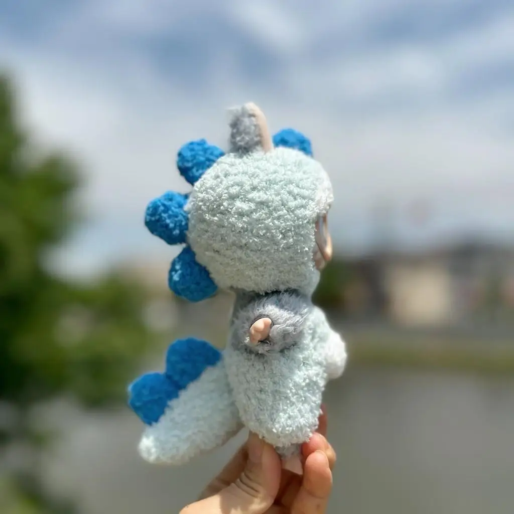 Ropa labubu hecha a mano, Panda, payaso, pez, 17CM | Bodega Aurrera en ...