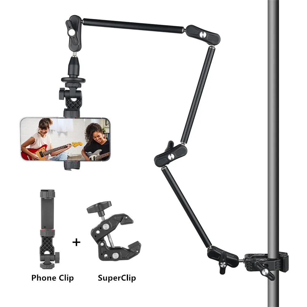 New-Smartphone-Bracket-Magic-Arm-w-Super-Clip-for-Camera-Articulated ...