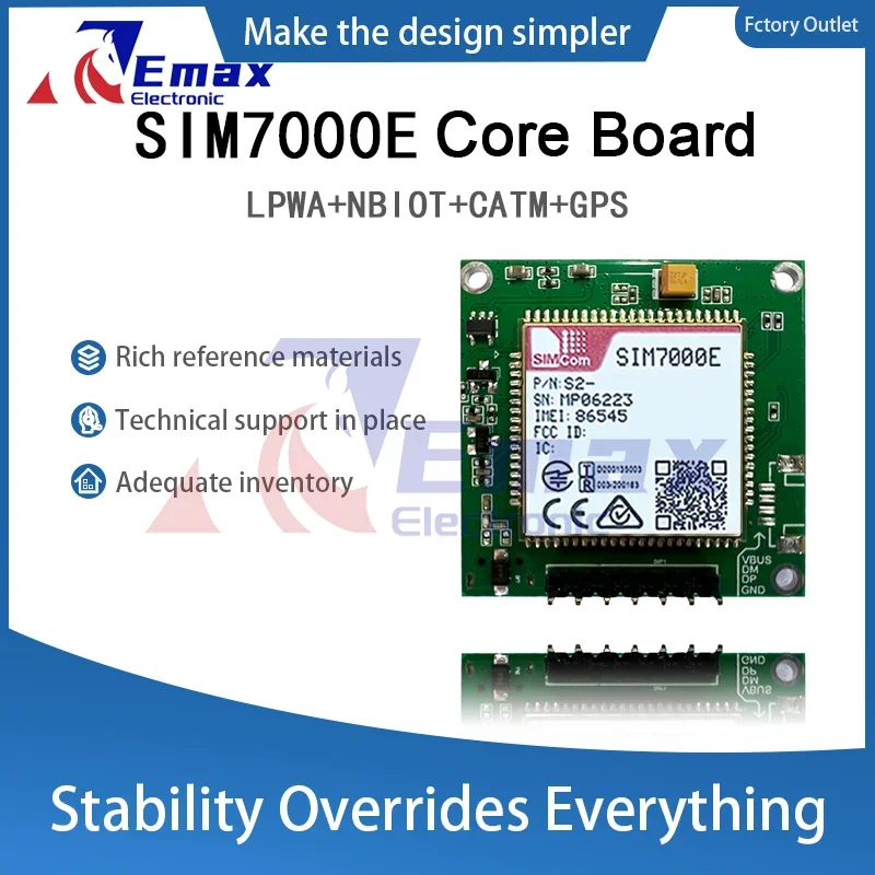 SIMcom SIM7000E Core Board SIM7000E Development Board LPWA+NBIOT+CATM ...