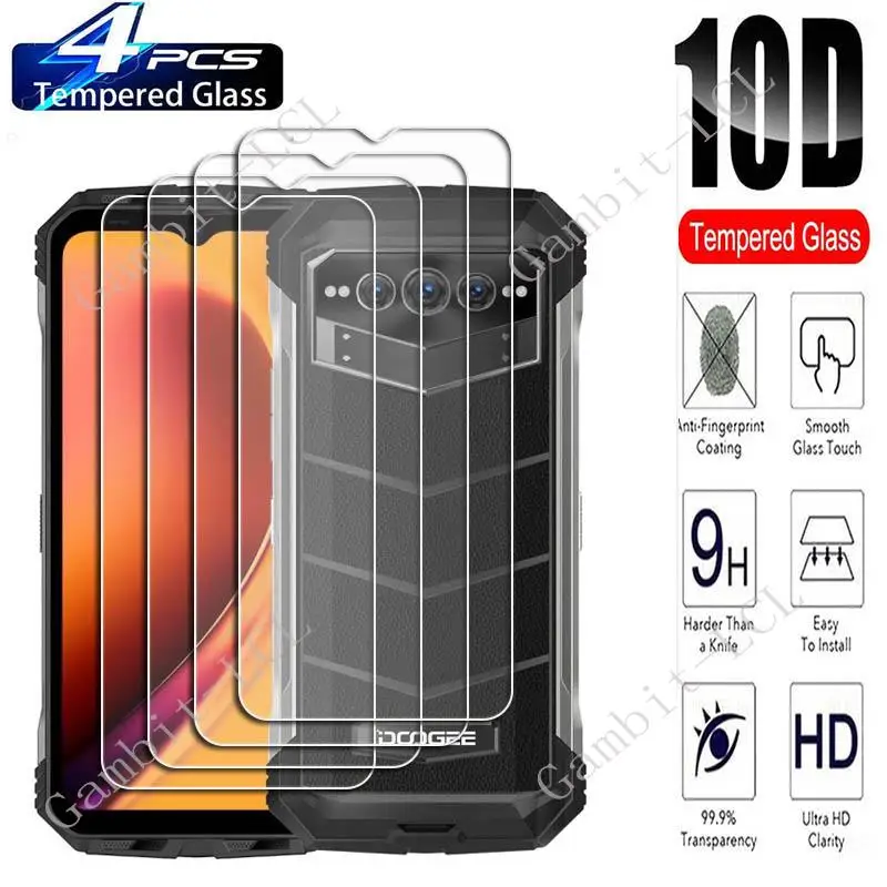 4PCS For Doogee V30 5G 6.58" Screen Protective Tempered Glass ON ...