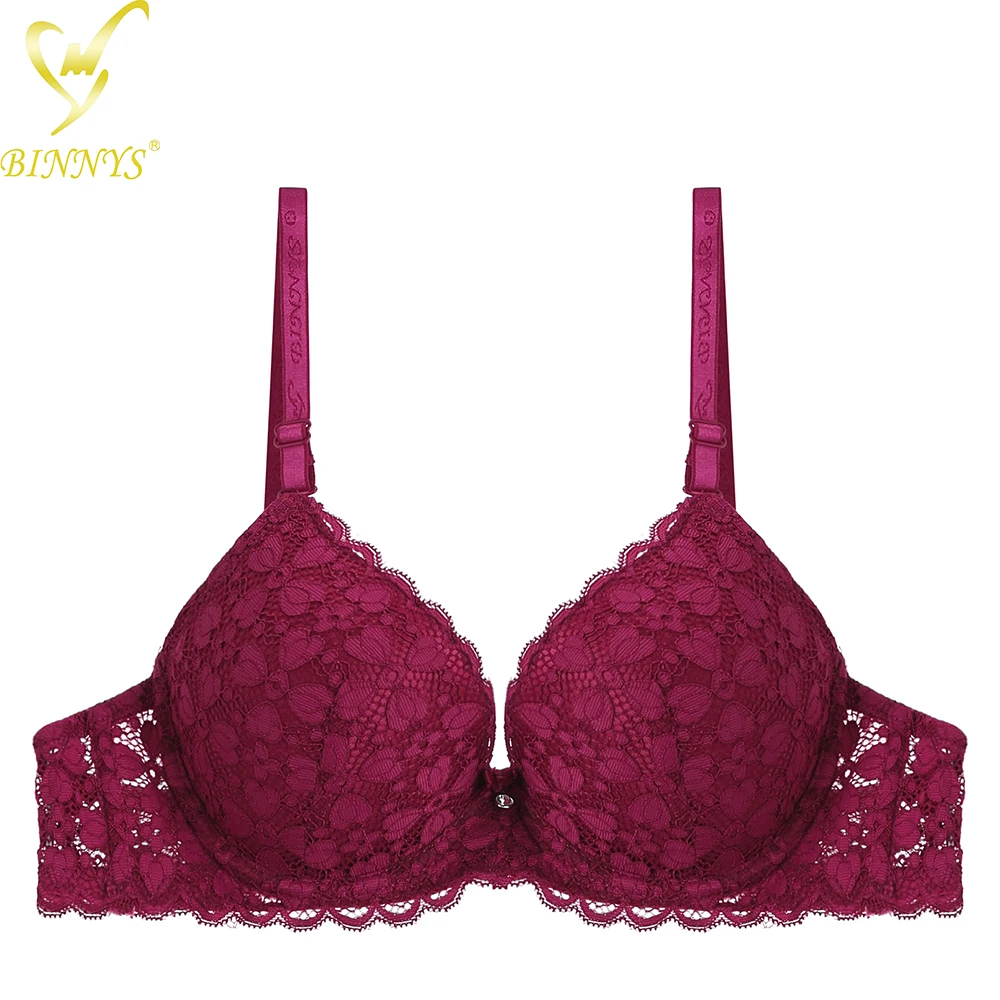 BINNYS Bra for Young Girls A Cup Sexy Lingerie Full Cup Underwire ...