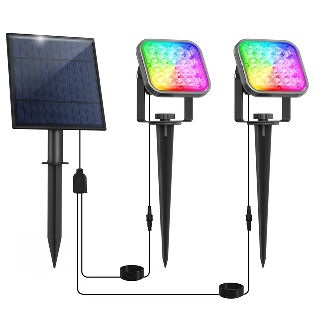 Super Bright Solar Landscape Spotlights - Lighting4Home