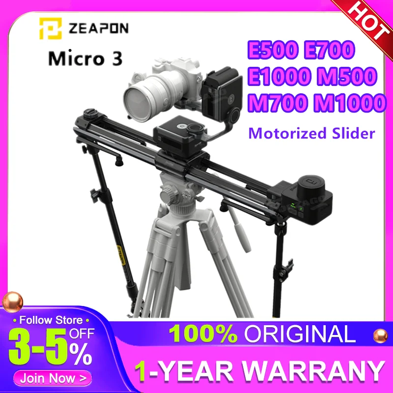 ZEAPON-Micro-3-E500-E700-E1000-M500-M700-M1000-Motorized-Slider-DSLR ...