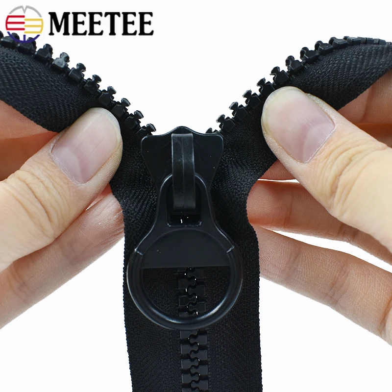60-300cm-8-Meetee-Resin-Zippers-Open-End-Long-Zipper-for-Coat-Tent-Bag ...