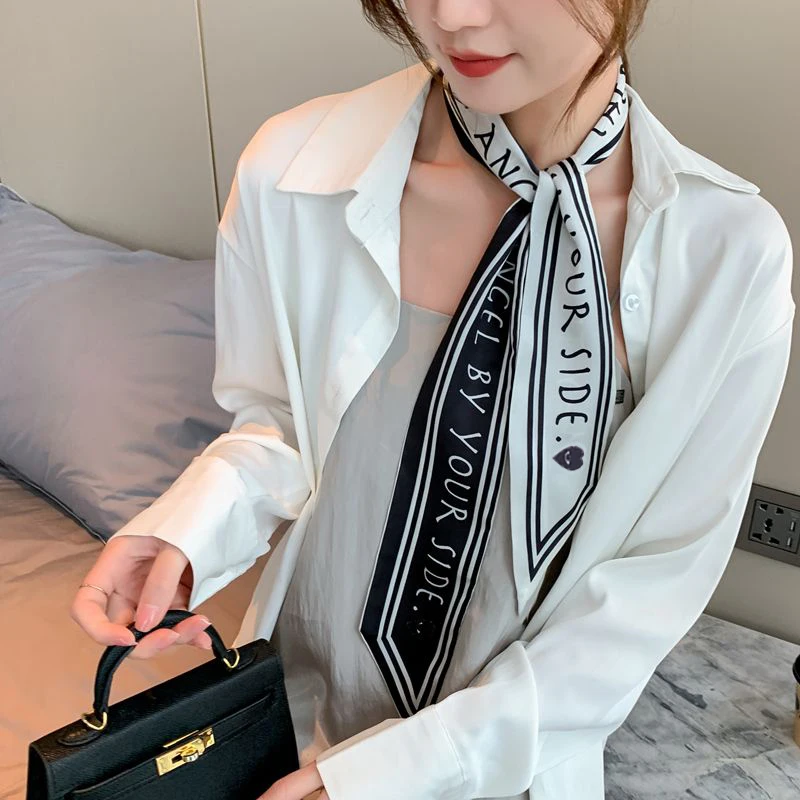 Korean-Versatile-of-all-Seasons-Simple-Black-and-White-Letters-Women-s ...