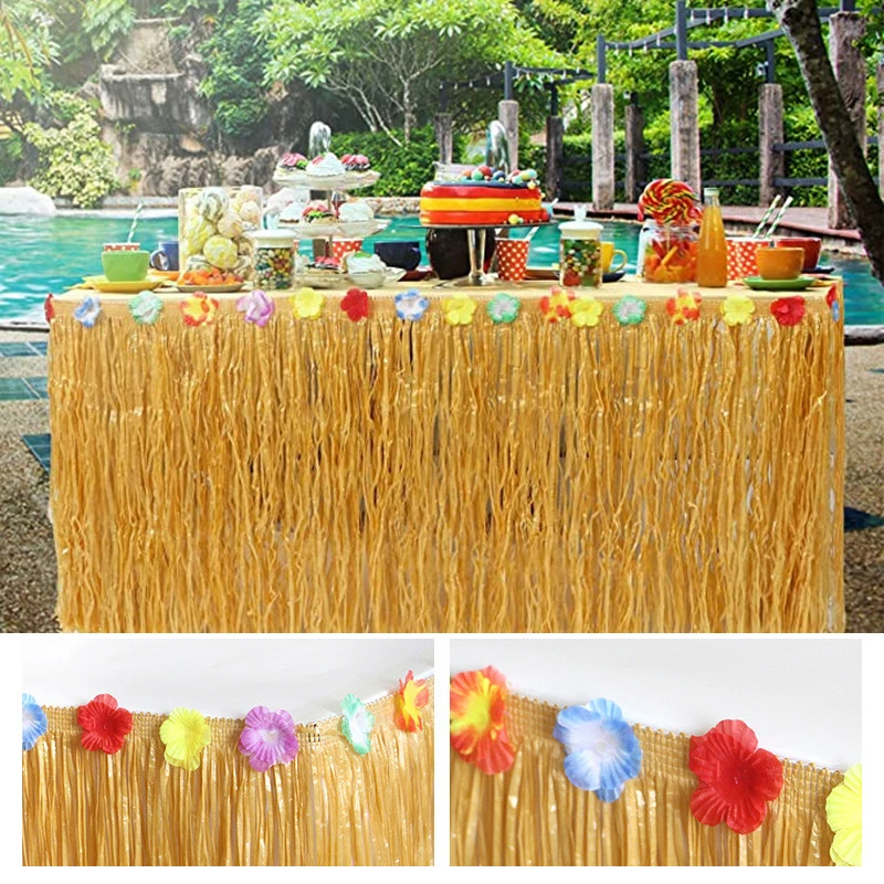 Outdoor Reception Luau Decorations