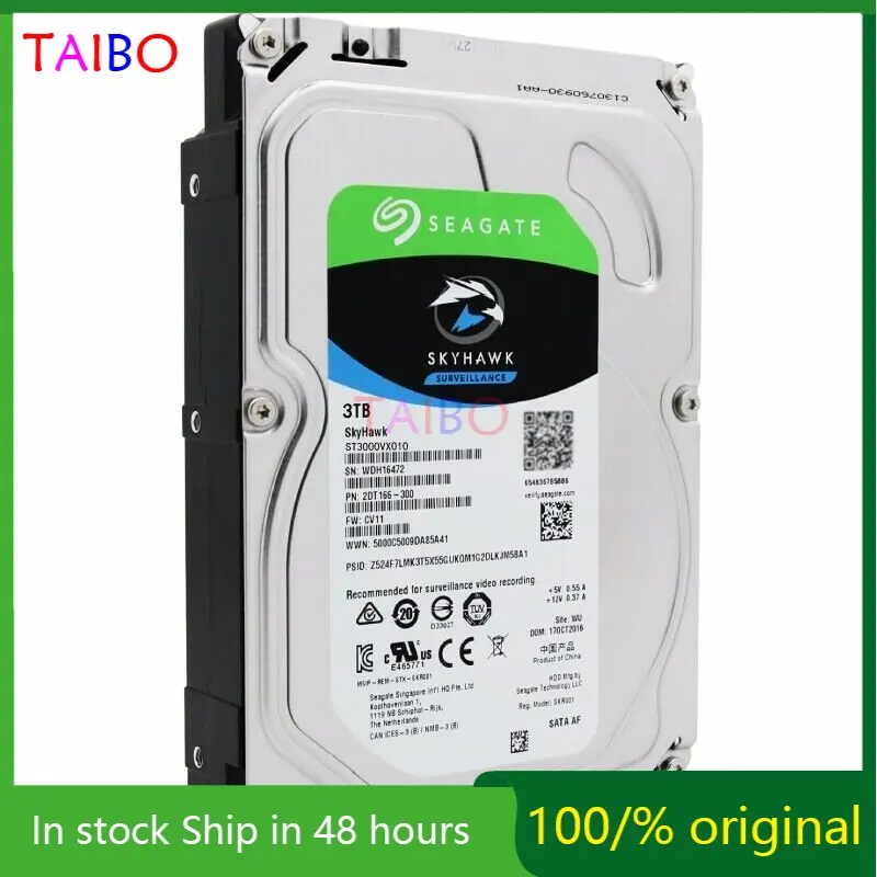 FOR-Seagate-Surveillance-Skyhawk-3-TB-Internal-3-5-ST3000VX010-Hard ...