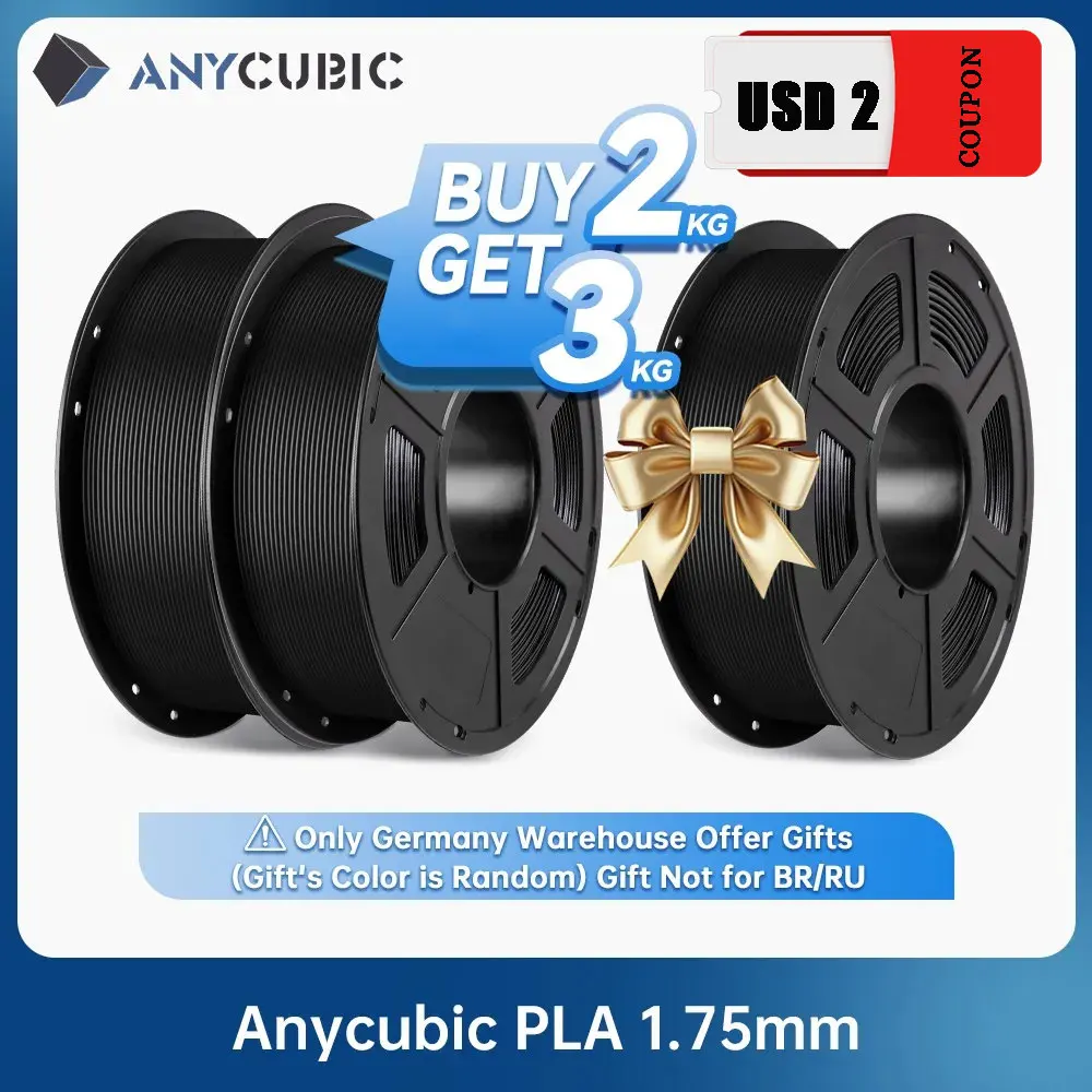 ANYCUBIC-PLA-Filament-1KG-1-75mm-for-FDM-3D-Printer-Kobra-Series-Milti ...