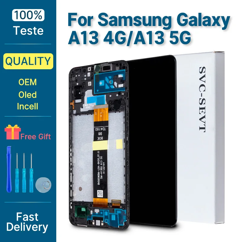 Premium-LCD-For-Samsung-Galaxy-A13-4G-LCD-A135-A137-Display-Touch-Screen-Digitizer-Assembly ...