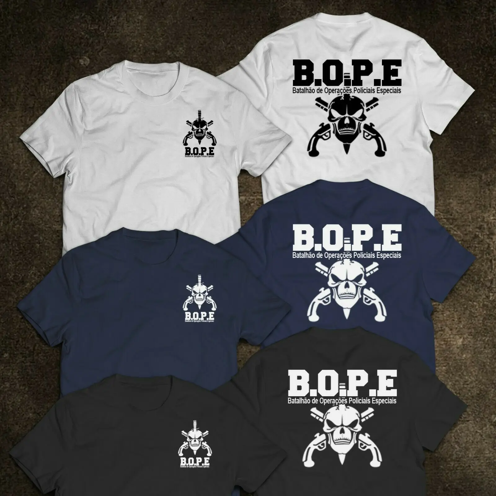 Military Special Force Elite Bope Tropa De Elite Brazil T Shirt. Short ...