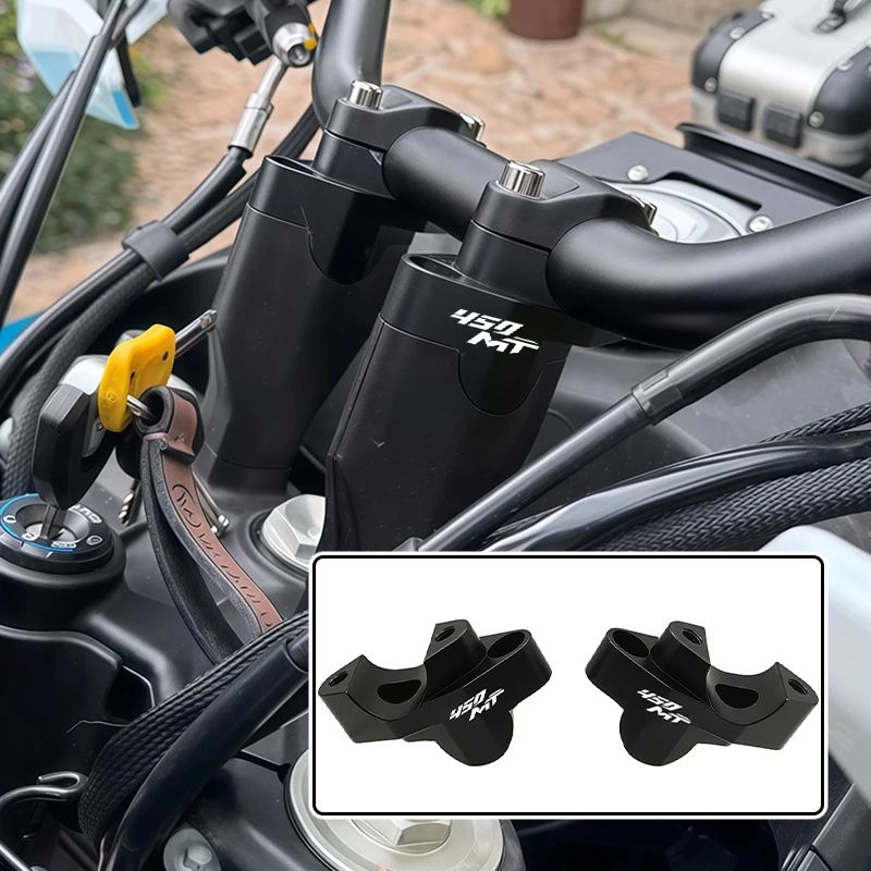 For CFMOTO 450MT Handlebar Risers Up Motorcycle Accessories Clamp Mount ...