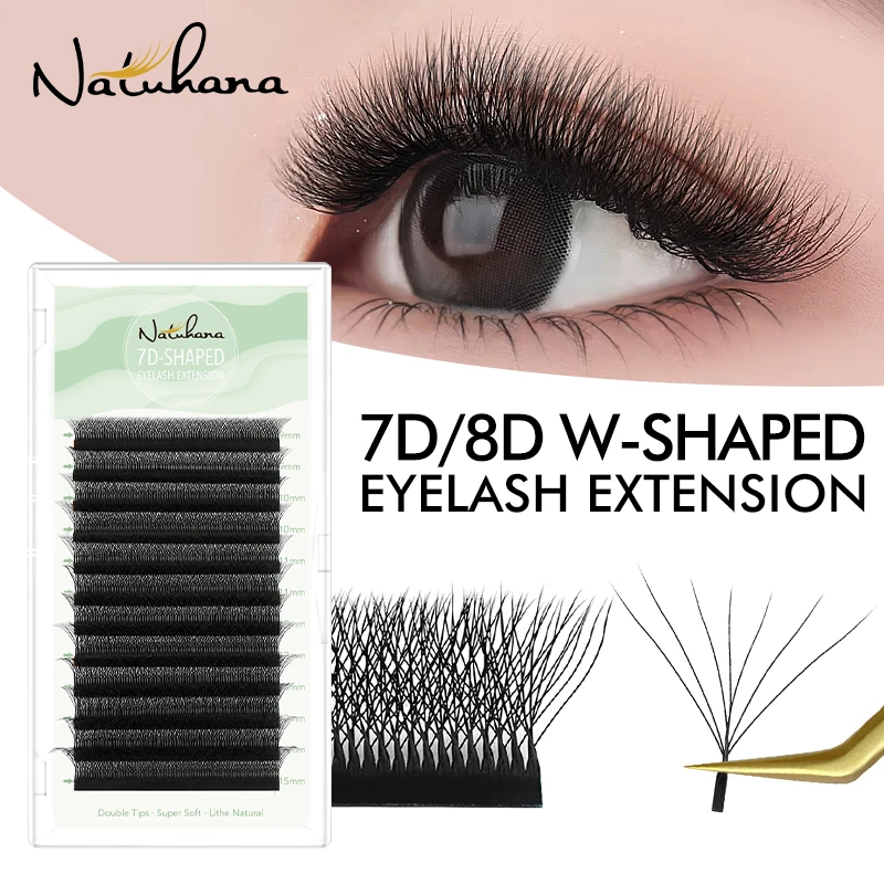 NATUHANA-7D-8D-W-Shape-Natural-Soft-Lashes-Dense-Eyelash-Extensions ...
