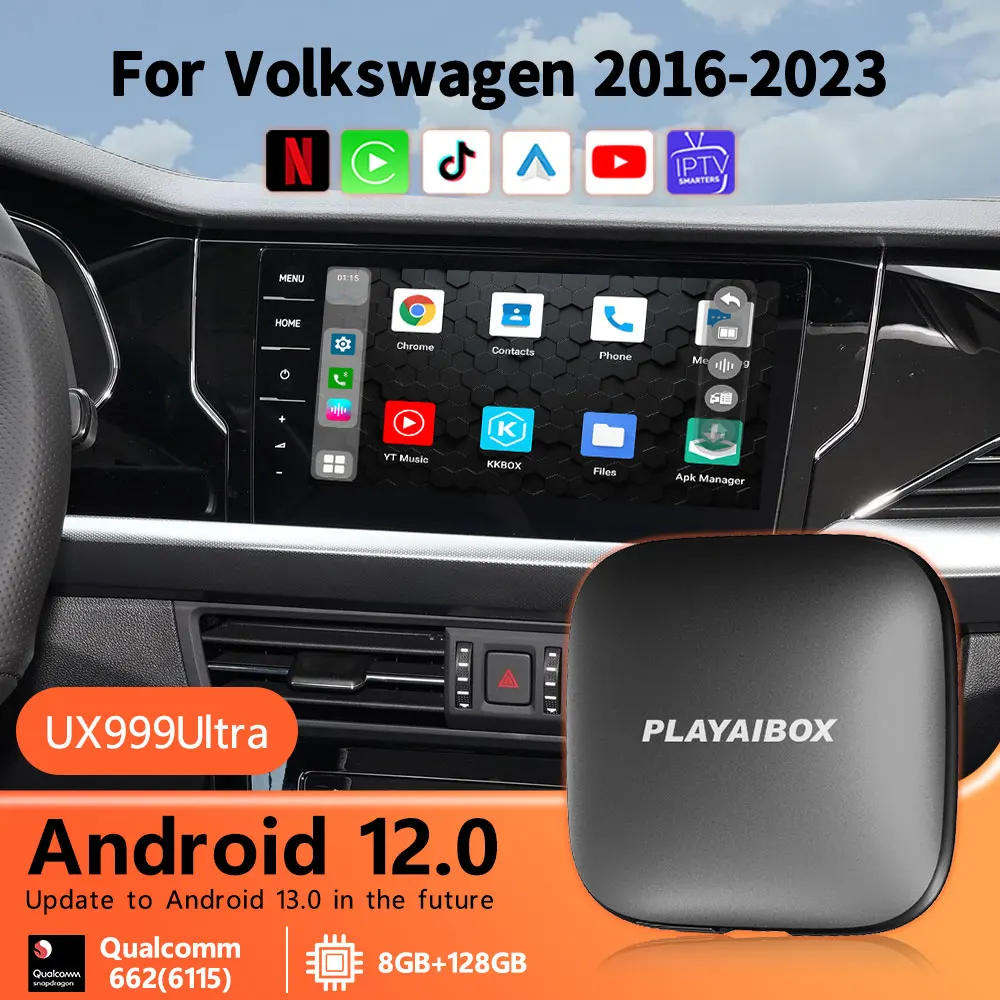 Android Auto Tv Box 2022 Wireless CarPlay Android 12 System