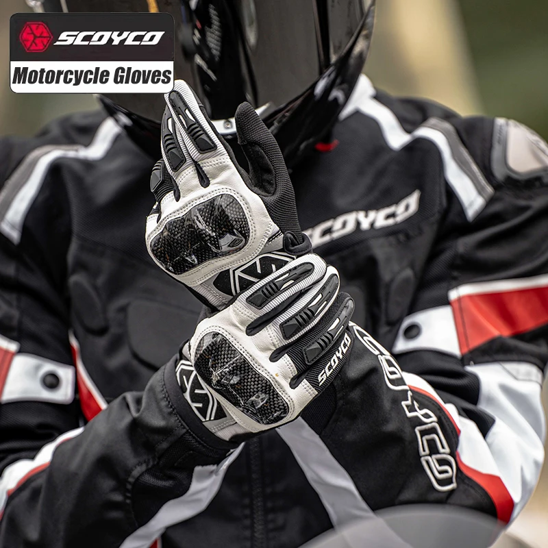 SCOYCO Motorcycle Gloves Summer Breathable Motorbike Gloves Men Women ...