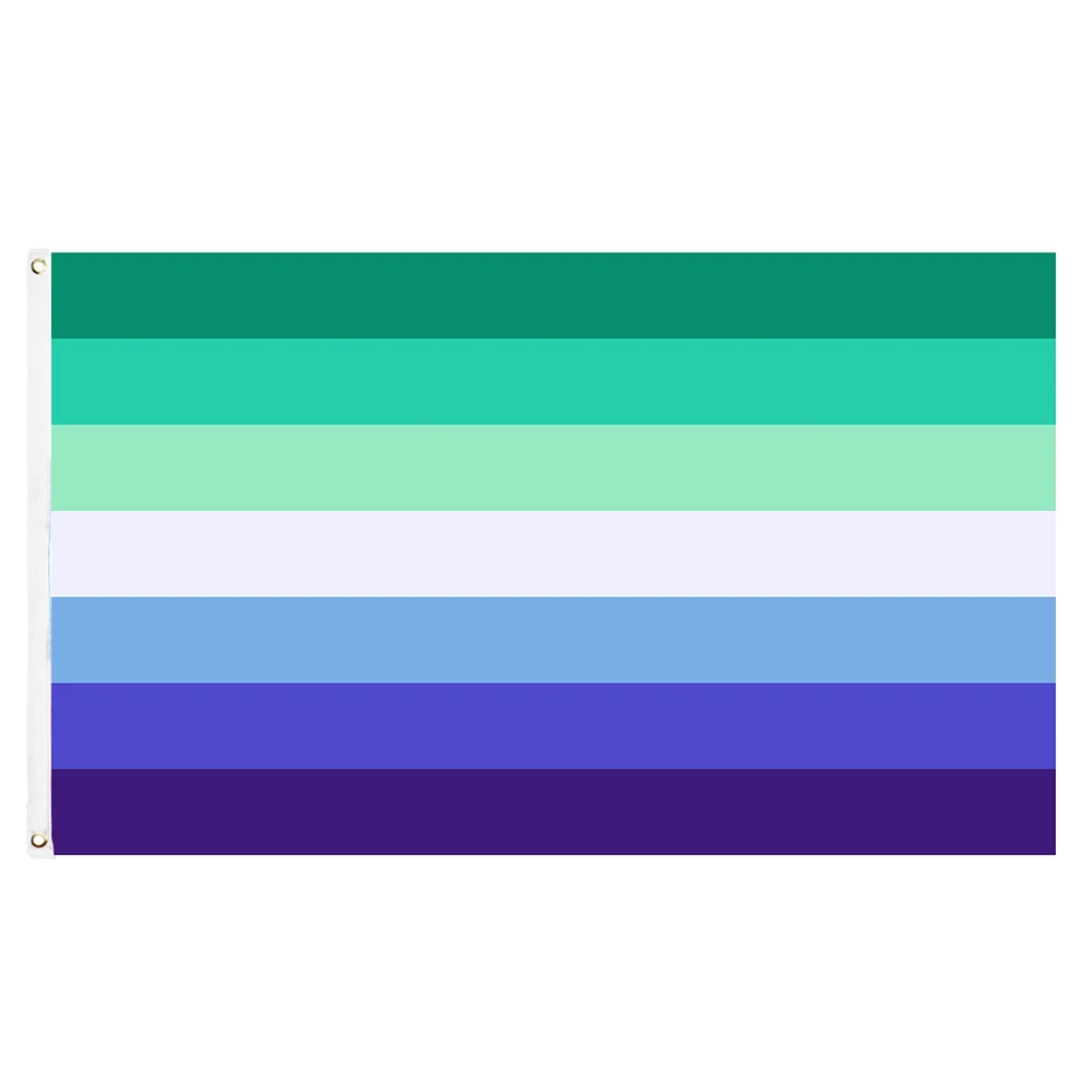 LGBT-Blue-Gay-Man-Transgender-Pride-Flag-Double-Stitched-Colorful-New ...