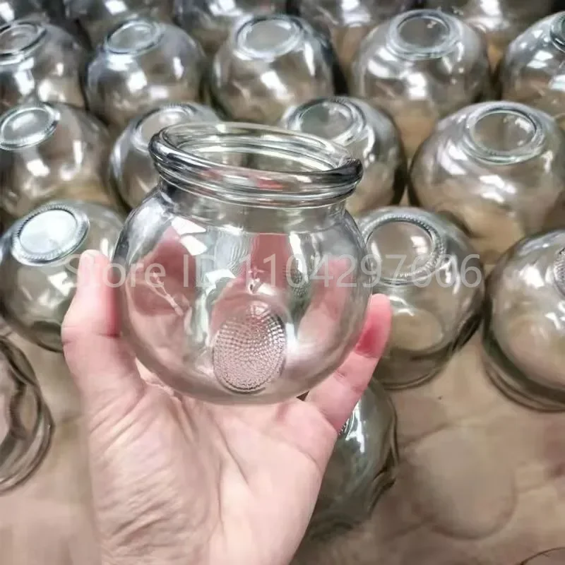 Thickened Glass Chinese Vacuum Cupping Set Acupuncture Massage Cup ...
