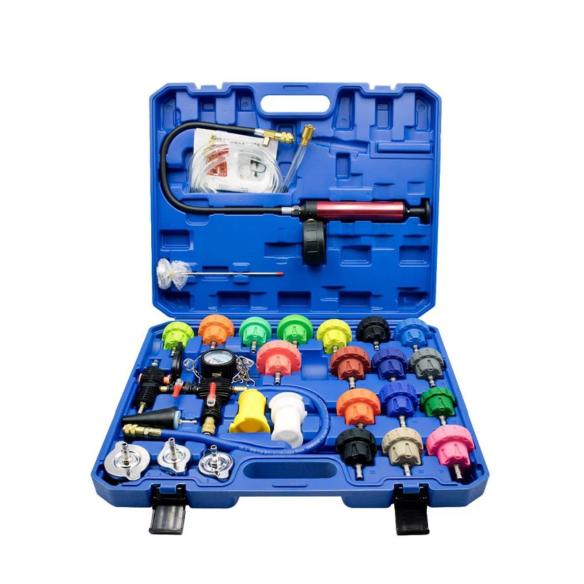 34Pcs Universal Radiator Pressure Tester Accessories New Cooling System ...