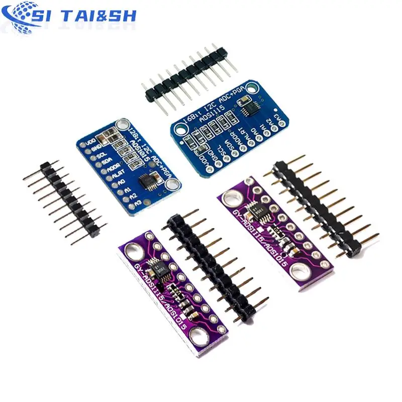 Module Adc 4 Canaux Avec Amplificateur À Gain Pro 2.0v À 5.5v Pour ...
