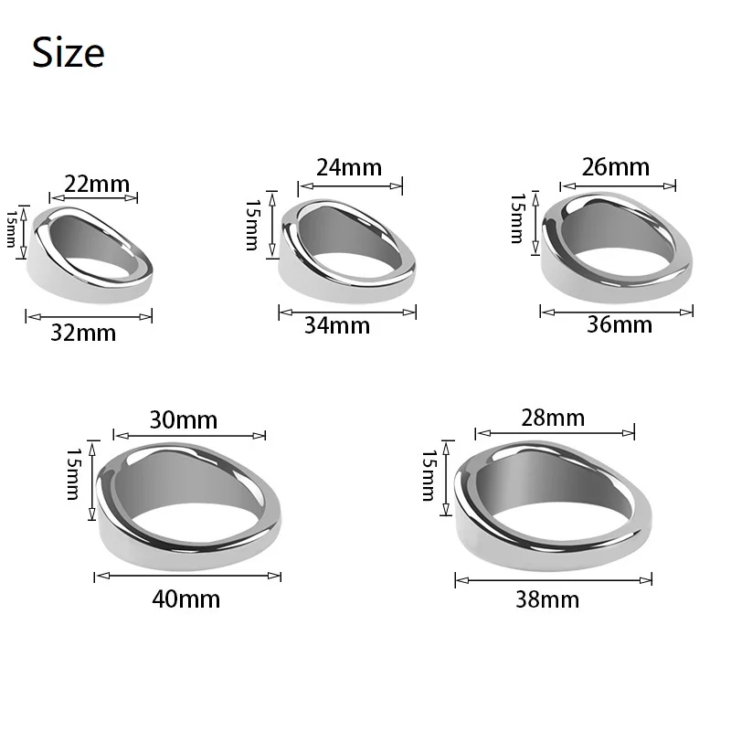 Anneau pénien 30MM-Anneau De Pénis En Métal En Acier Inoxydable ...