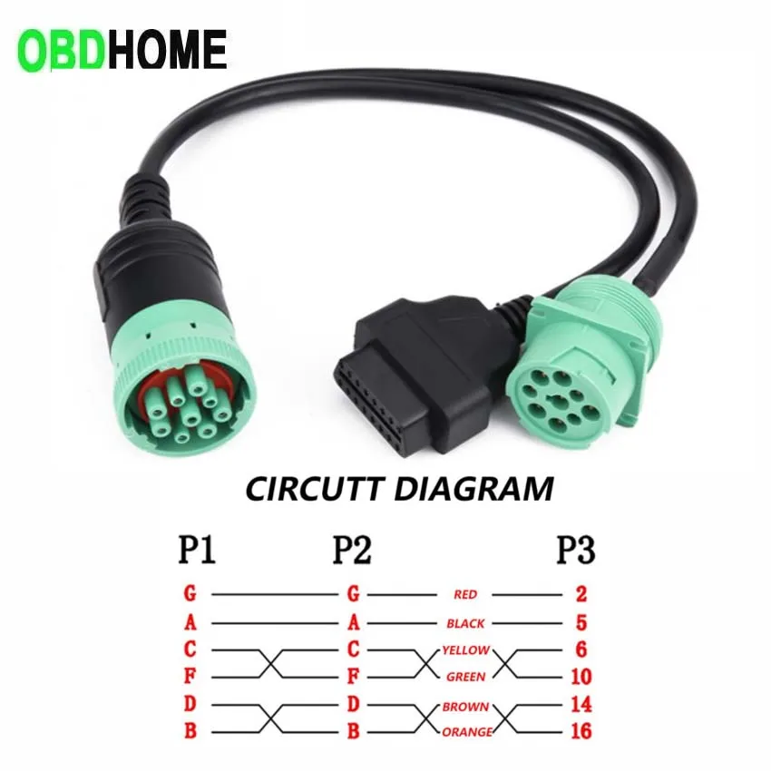 Adaptador-de-Cable-Y-de-9-pines-a-OBD2-para-cami-n-cabeza-hembra-Y ...