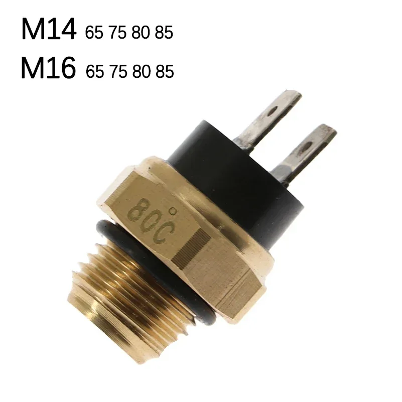 Temperature Sensor Switch M14 M16x1.5 85℃ Radiator Cooling Fan For 250 ...