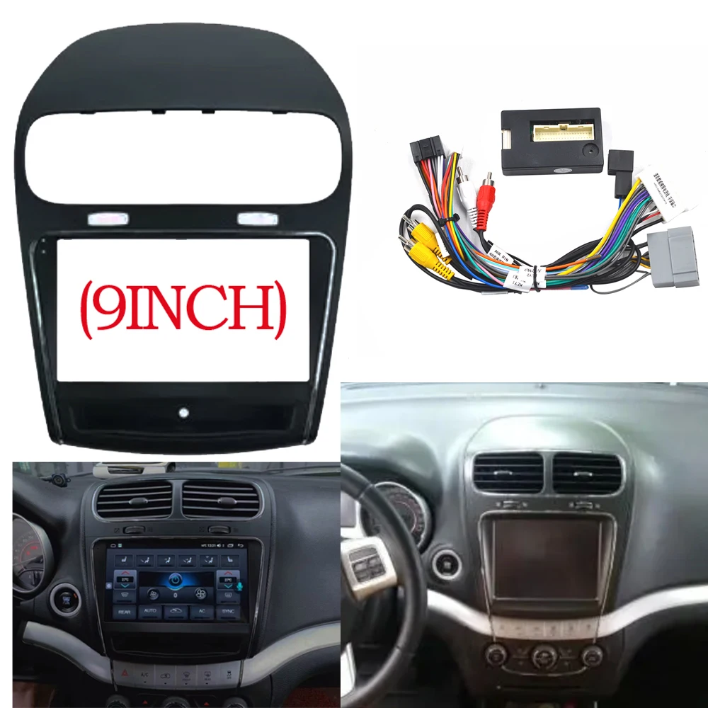 Car Frame Fascia Adapter Canbus Box Android Raido Audio Fitting Dash ...