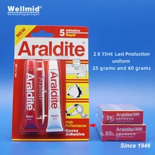 Araldite 2×15ml 2x17ml Original Clear 5 Minutes Rapid High Performance ...