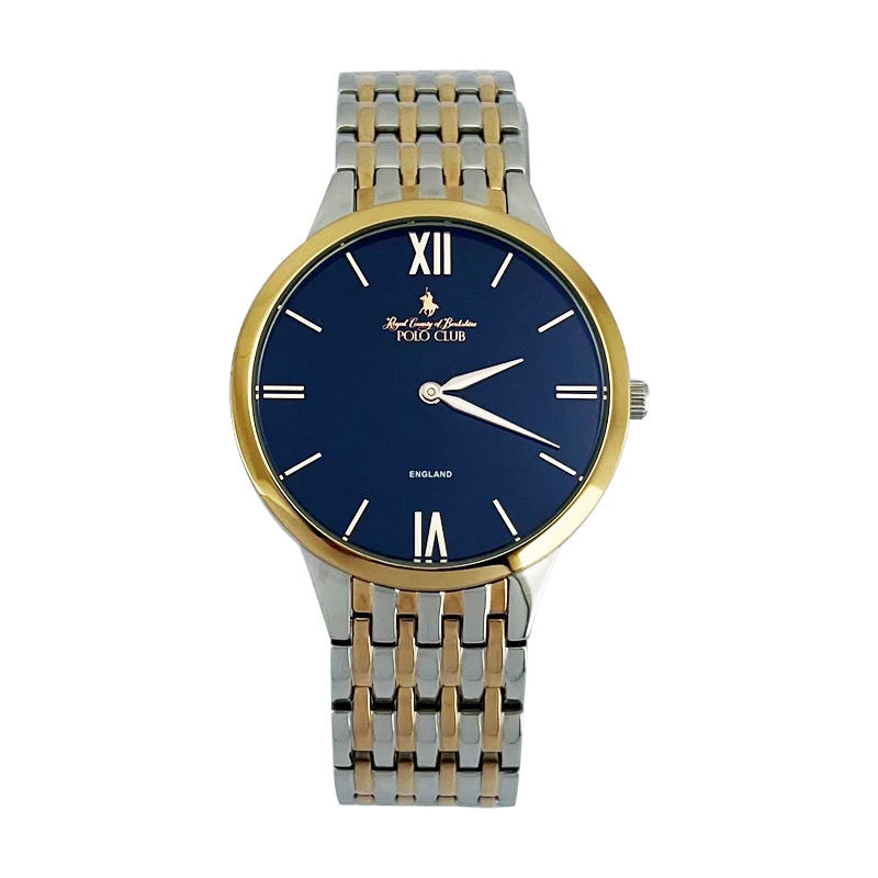 POLO-Club-watch-original-simple-fashion-waterproof-steel-quartz ...