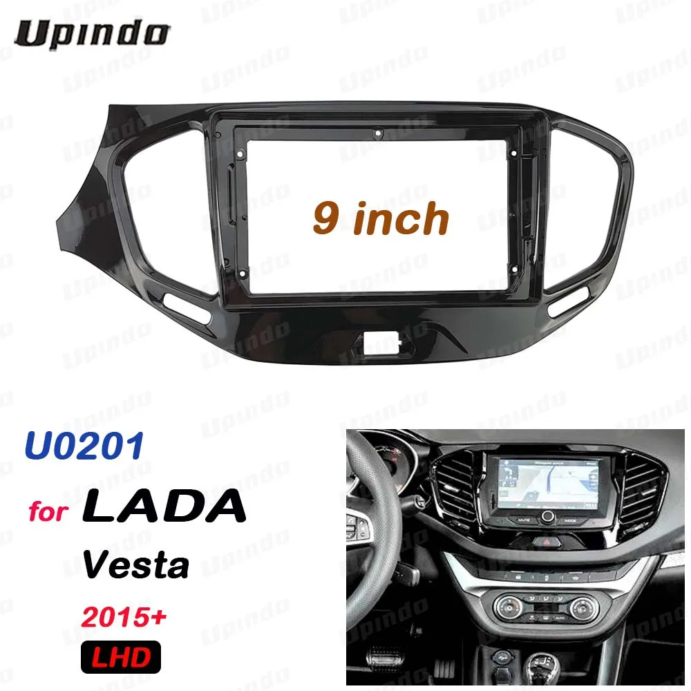 2 Din 9 Inch Car Radio Installation GPS Plastic Fascia Panel Frame for ...