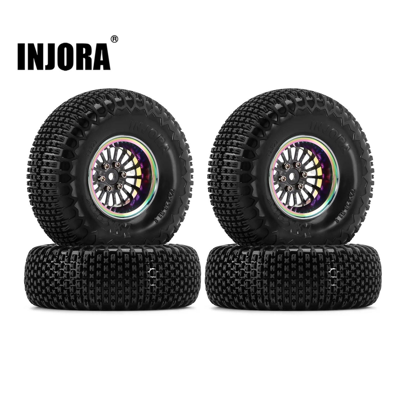 INJORA-Carbon-Fiber-Aluminum-1-3-ModuWheel-Beadlock-Wheels-with-XHX-Pin ...