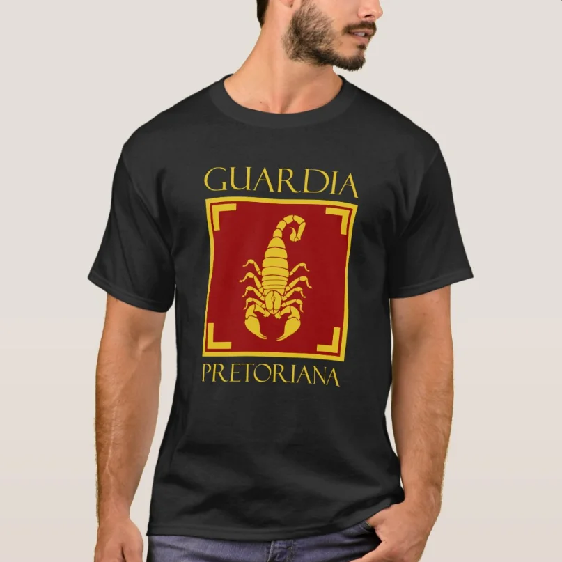 Roman-Legion-SPQR-Praetorian-Guard-Scorpion-Symbol-T-Shirt-100-Cotton-O ...