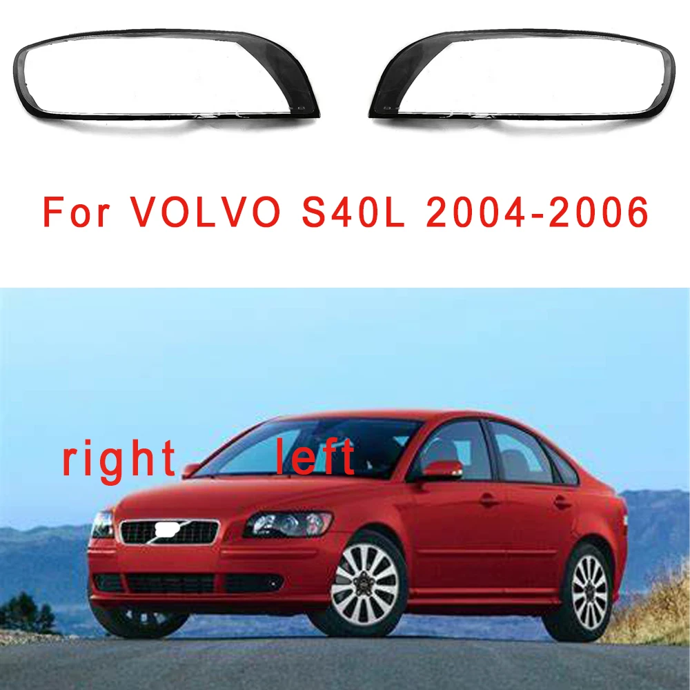Car-Front-Headlight-Cover-For-VOLVO-S40L-2004-2005-2006-Plexiglass ...