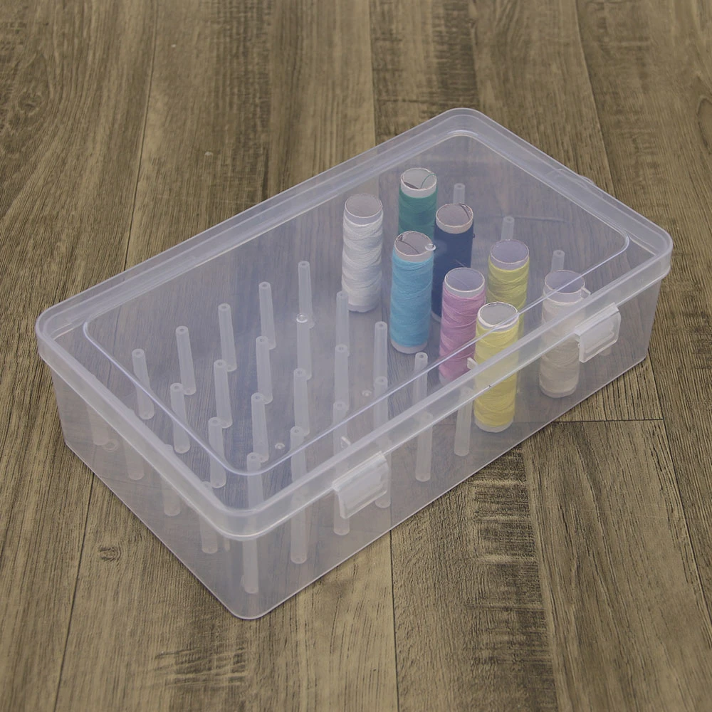 42 Axis Sewing Threads Storage Box Bobbin Carrying Case Container ...