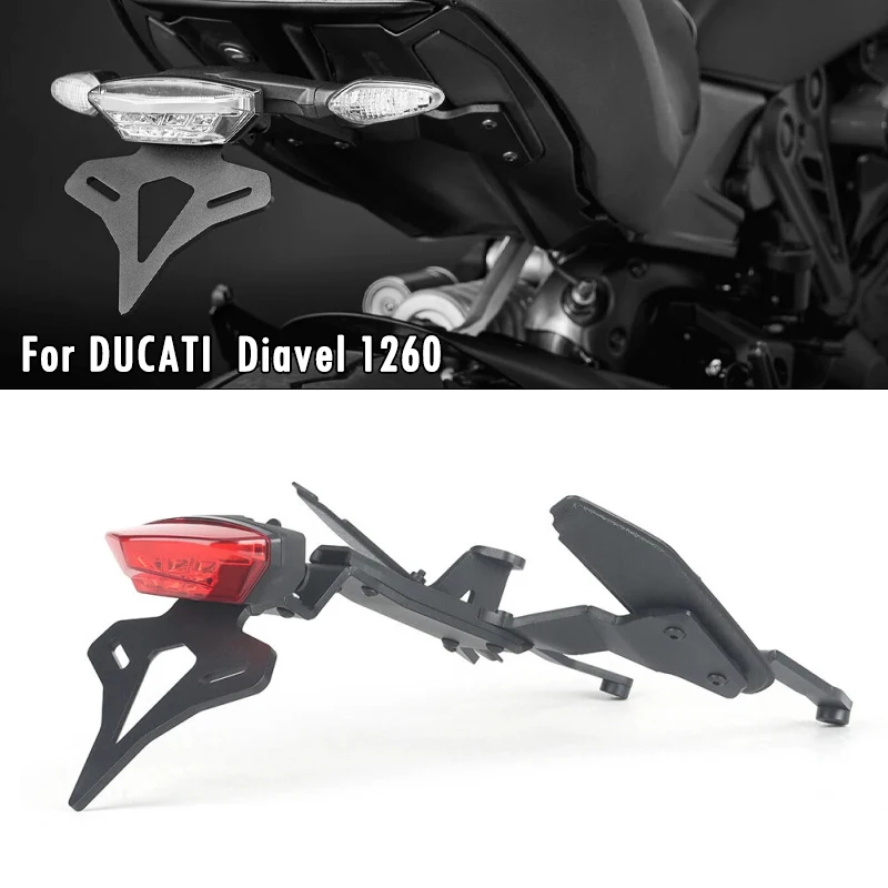 For DUCATI Diavel 1260 1260S 19-22 Motorcycle License Plate Holder ...