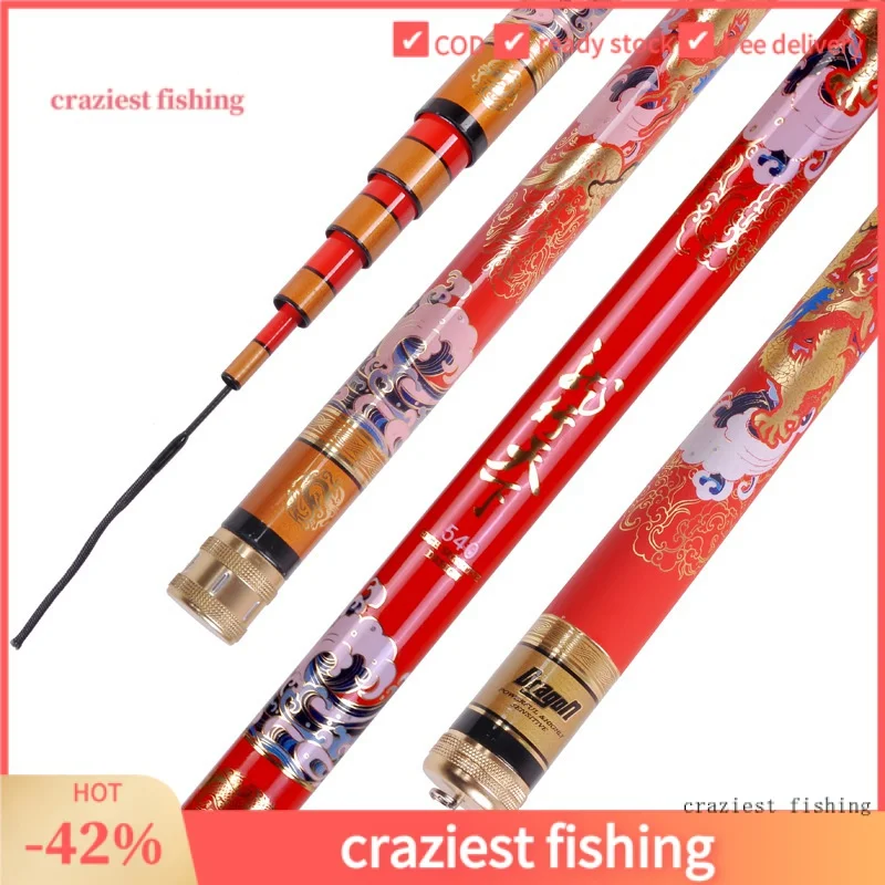 Japan-Fly-Fishing-Rod-Carbon-Fiber-Ultralight-Fishing-Rod-3-6M-8M ...