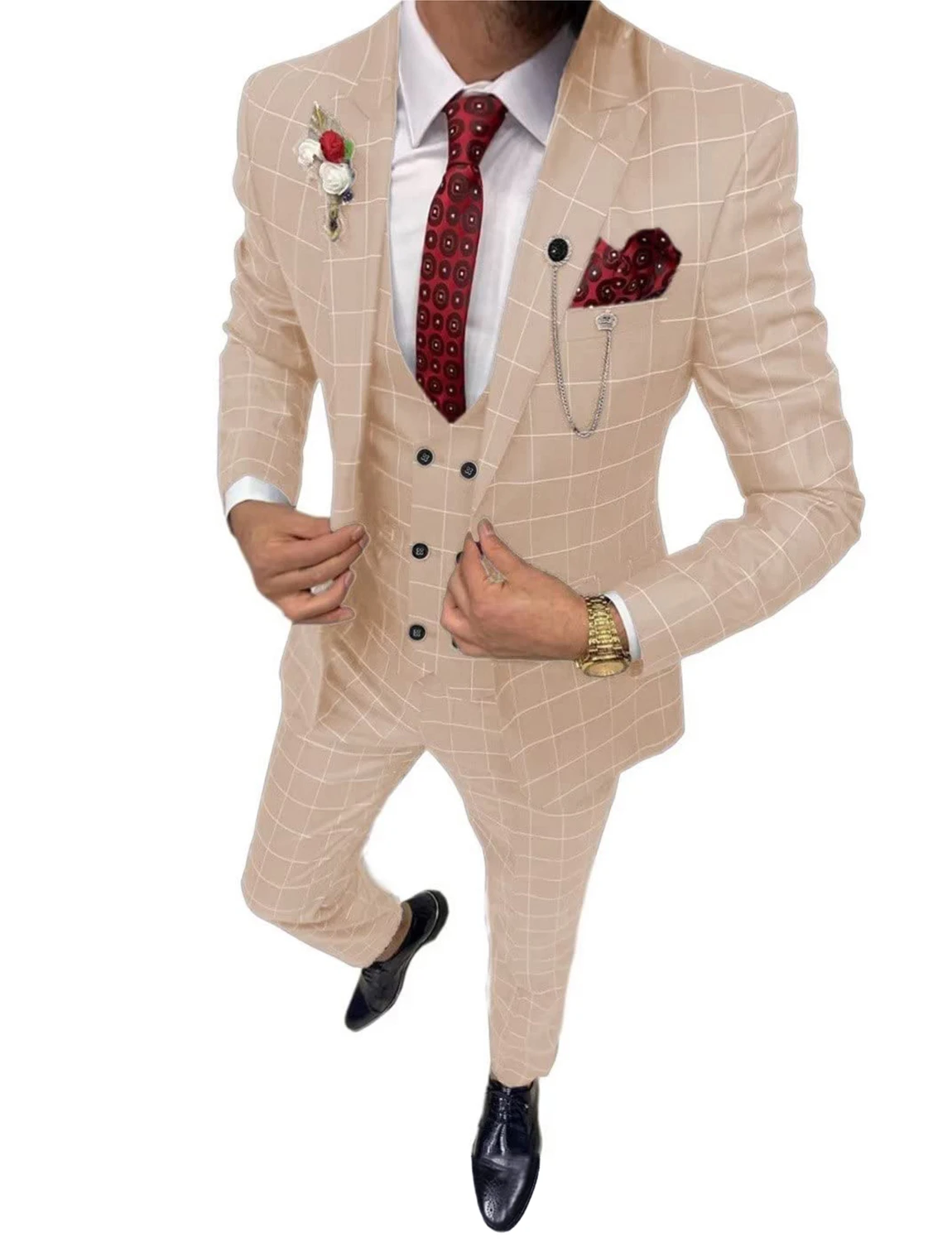 Terno-verificado-masculino-com-lapela-de-pico-smalking-de-festa-formal ...