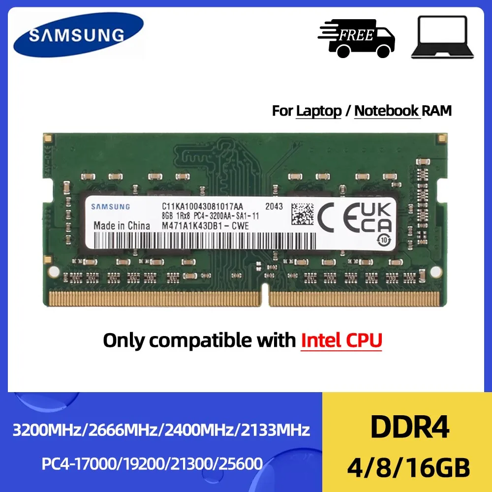 Samsung-Memory-Ram-DDR4-4GB-8GB-3200MHz-16GB-2666Mhz-2400MHz-2133MHz ...