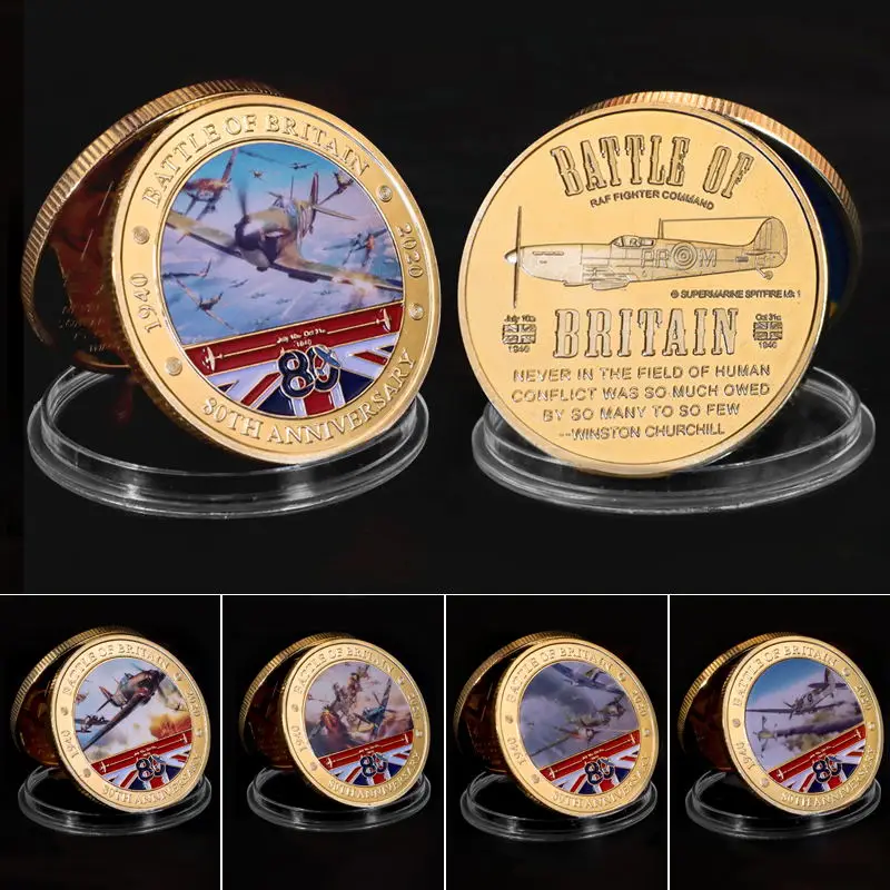 Battle-of-Britain-80Th-Anniversary-Gold-Plated-Commemorative-Coins ...