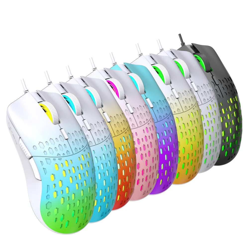 USB-Gaming-Mouse-7-Color-RGB-Backlight-Lightweight-High-Precision ...