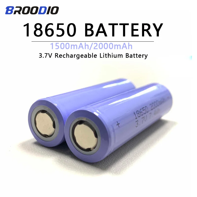 3-7V-18650-Rechargeable-Batteries-1500mAh-2000mAh-Li-ion-Battery ...