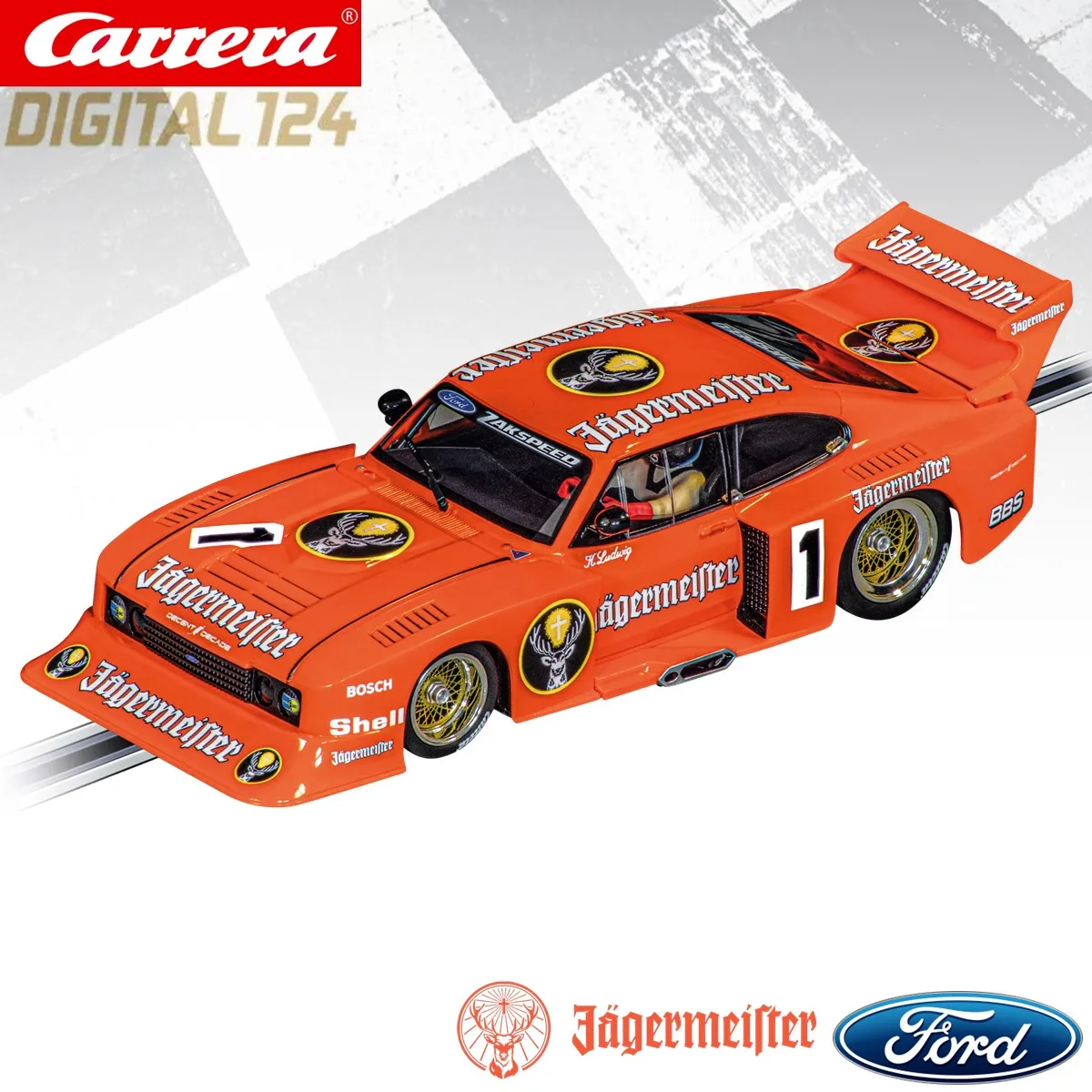 Carrera Slot Car Digital124 23936 Ford Capri Zakspeed Turbo ...