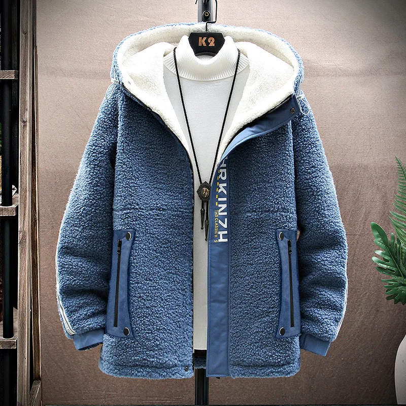 2022 New Men Winter Fleece Jacket Parka Coat Men Winter Casual Tactical ...