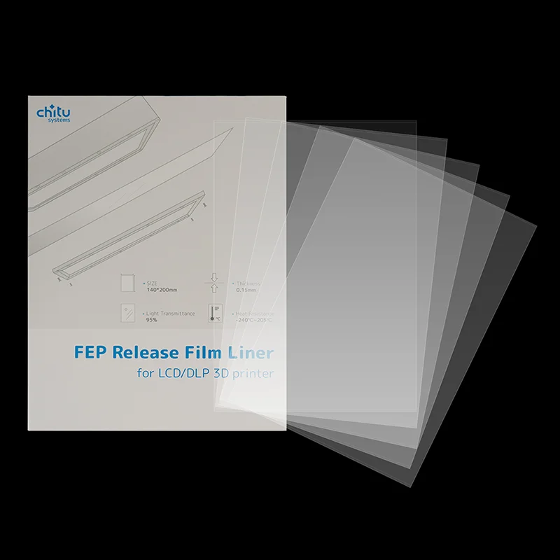 FEP Film with protector 140*200*0.15mm For LCD 3D Printer Accessories ...