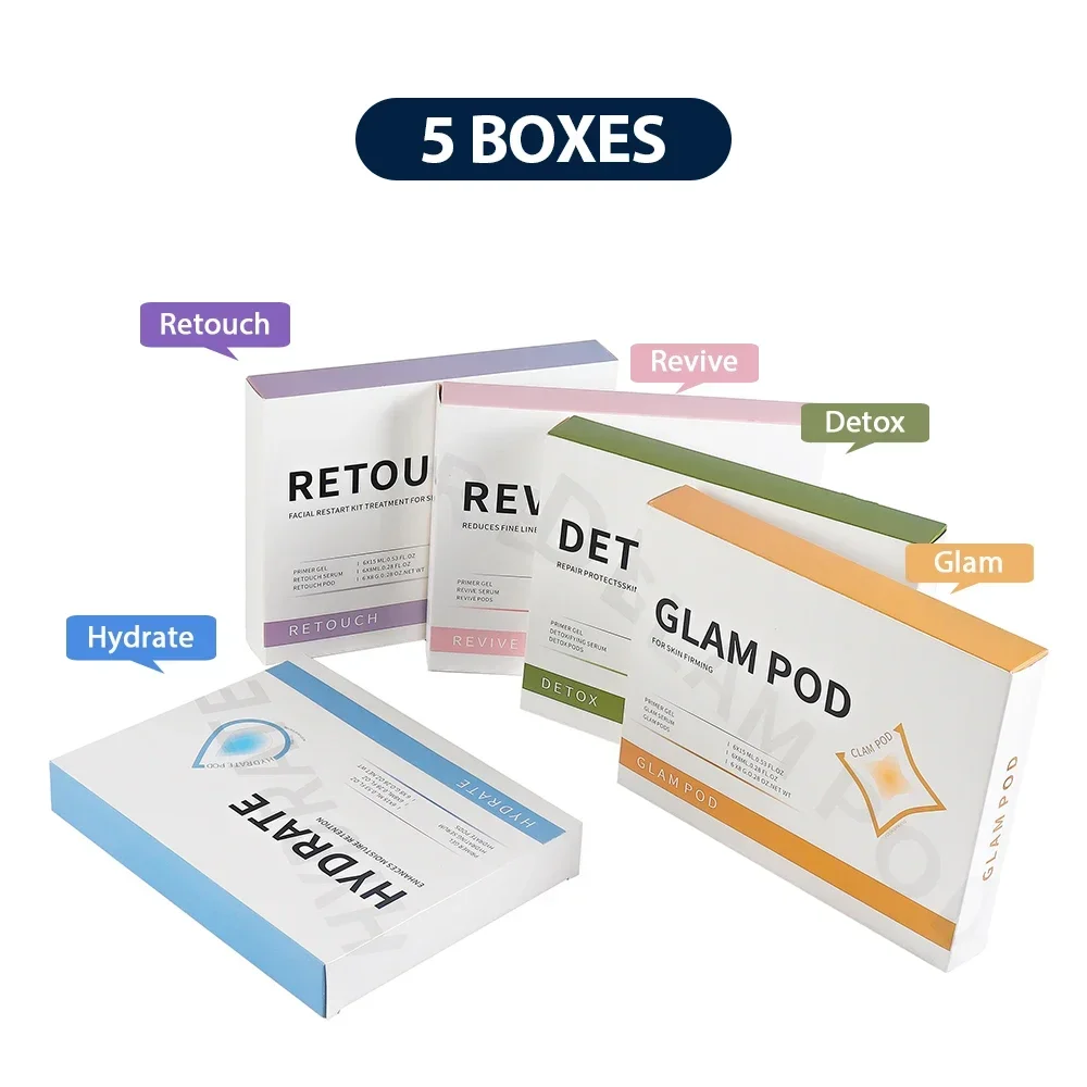 5-pcs-Revive-Pods-Glam-Pod-co2-Skin-Care-Gels-For-Aqua-Facial-Machine ...