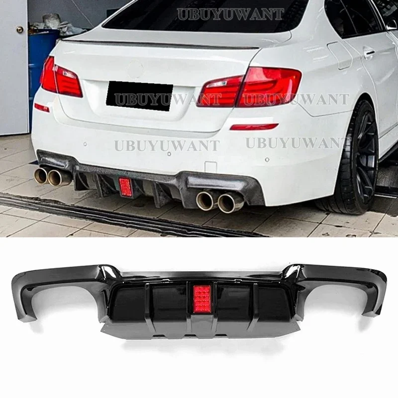 Car-Rear-Bumper-Lip-Spoiler-Diffuser-Guard-Exhaust-Plate-Splitter-For ...