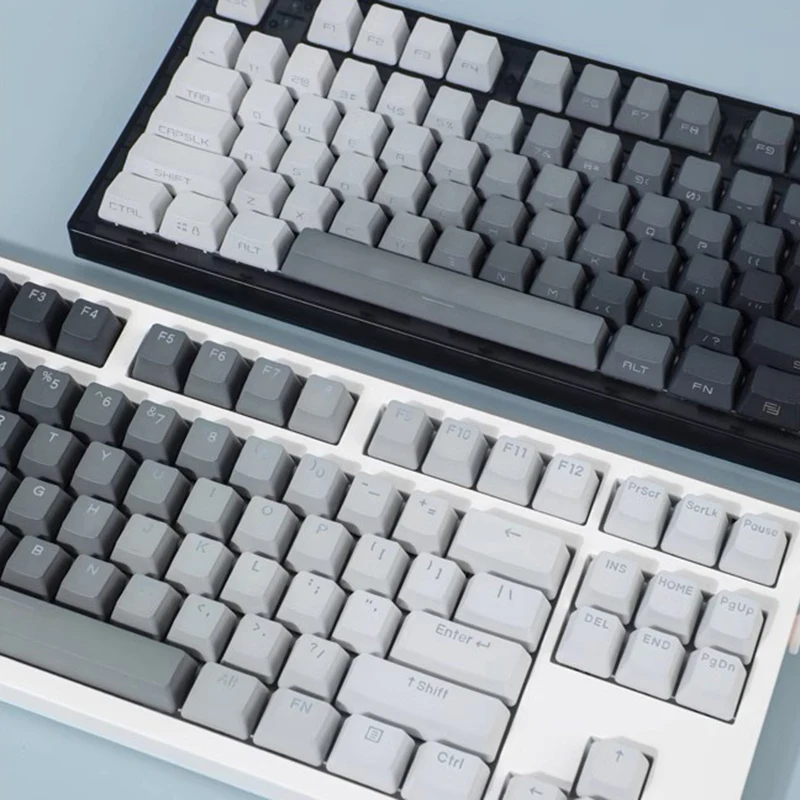 Dark-Shadow-Gradient-Keycap-Dip-Dye-Doubleshots-PBT-Grey-for-keyboard ...