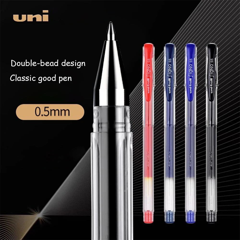 5Pcs Japan UNI Gel Pen UM-100 Ballball Pen 0.5mm Quick Drying ...