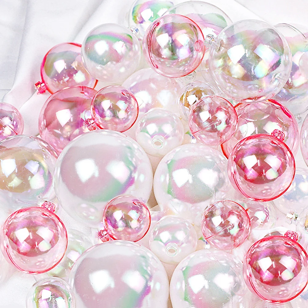 10pcs-Transparent-Bubble-Balls-Cake-Topper-Colorful-Clear-Ball-Cake ...
