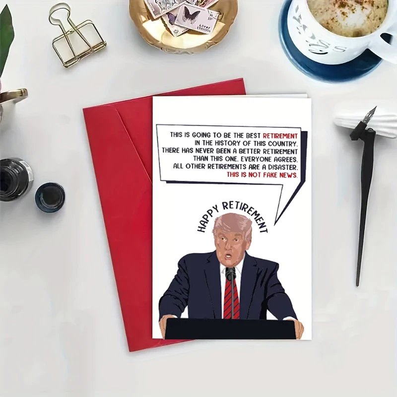 1pc-Fun-Trump-Retirement-Card-Humorous-Card-For-Colleagues-And-Friends ...