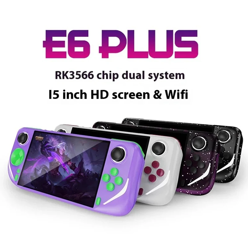 E6plus-Dual-System-Game-Machine-com-proje-o-Wi-Fi-5-0-Polegada-IPS ...